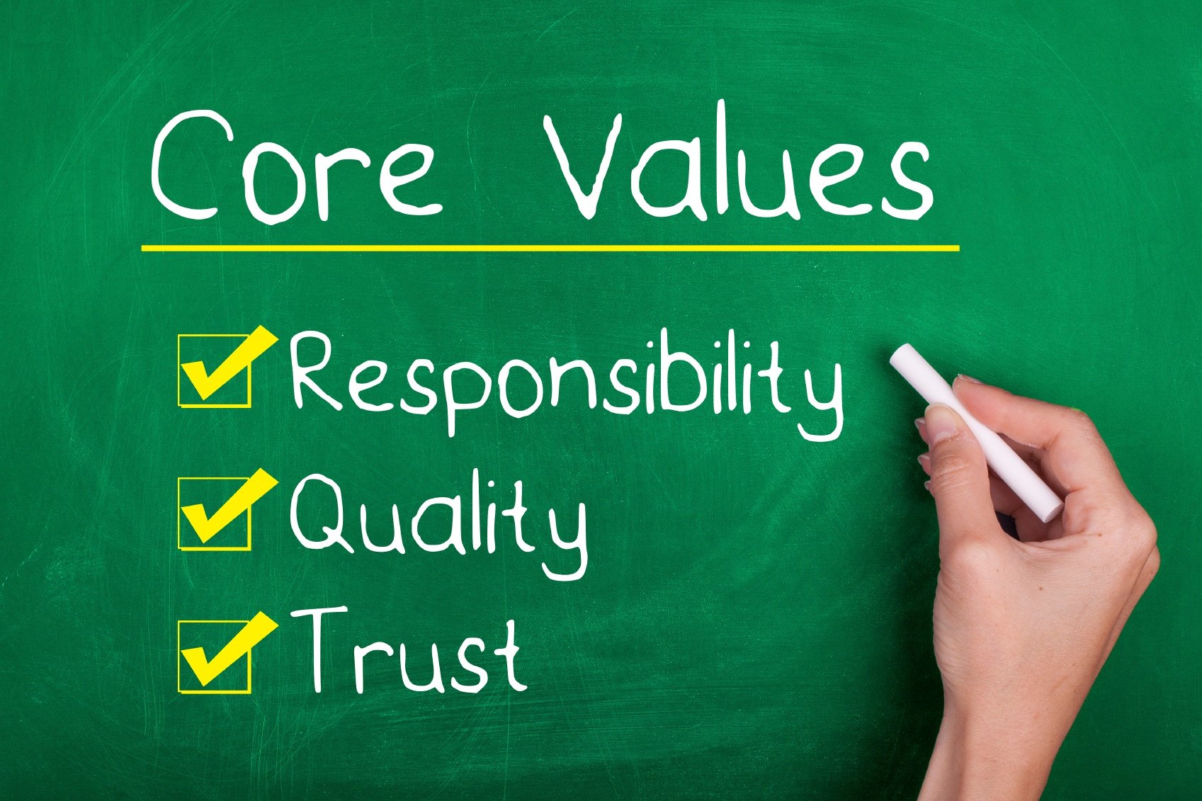 Create strong Core Business Values to drive business execution
