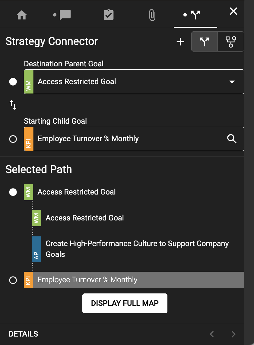 Visualizing Goals with Strategy Connector