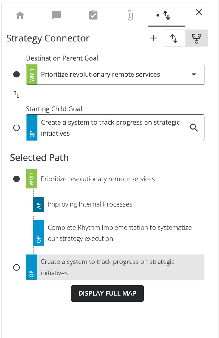 Visualizing Goals with Strategy Connector