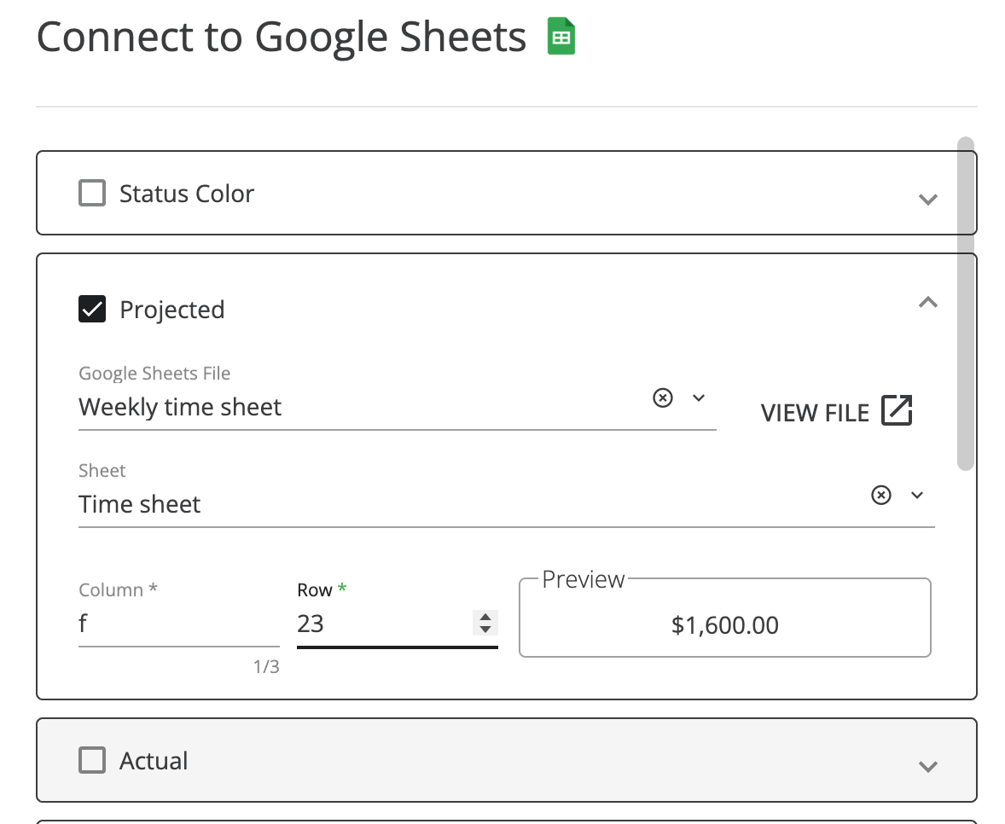Rhythm Integrated with Google Sheets