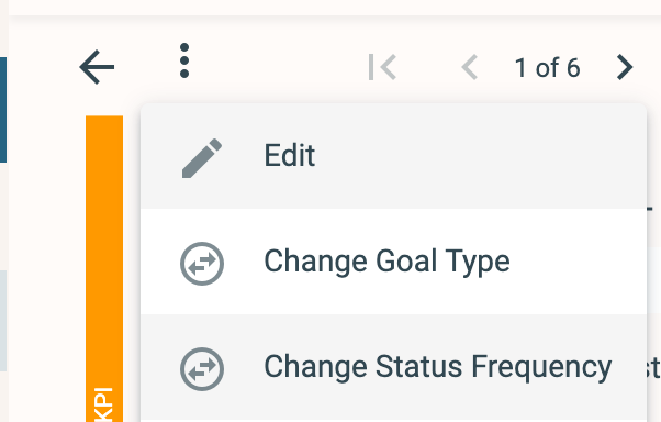 Changing Goal Status Frequency